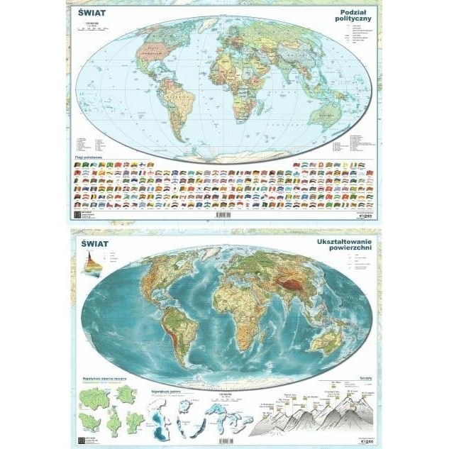 Harta Politica A Lumii Art Map A2 Emagro