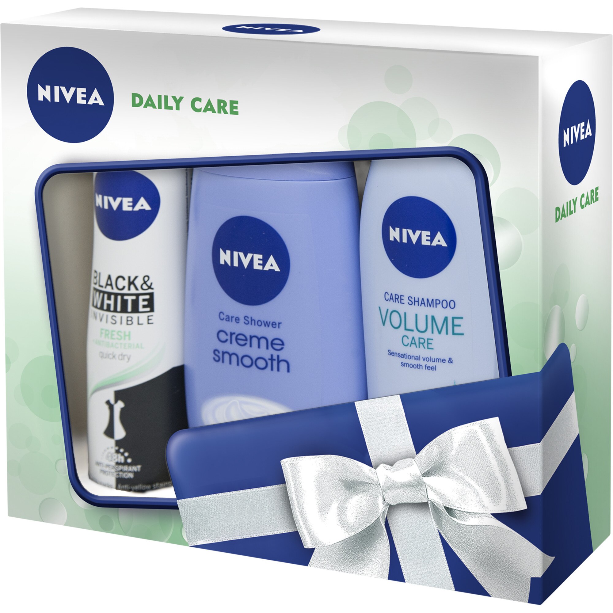 Set Cadou Nivea Daily Care Deodorant Spray Invisible Blackandwhite Fresh