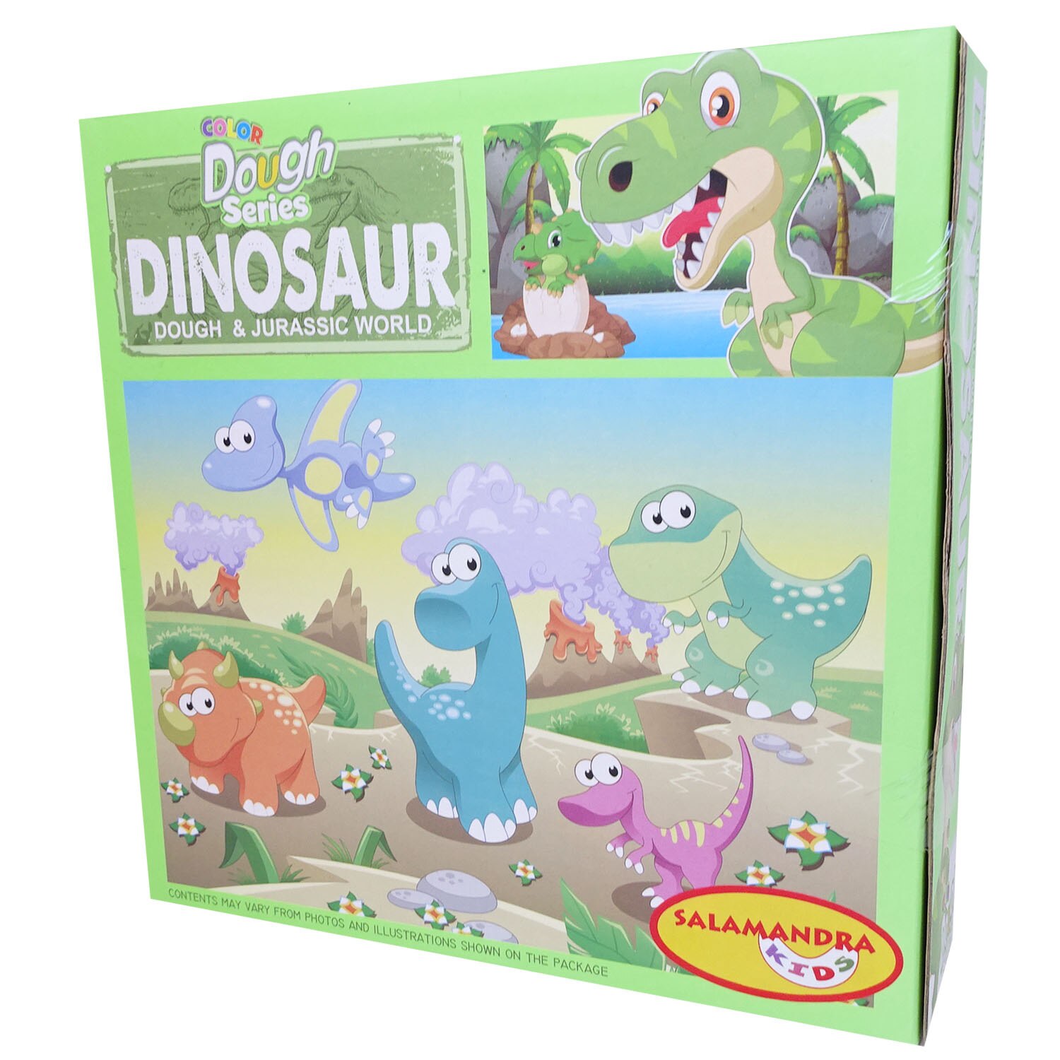 Set Color Dough Lumea Dinozaurilor 22 De Accesorii Plastilina