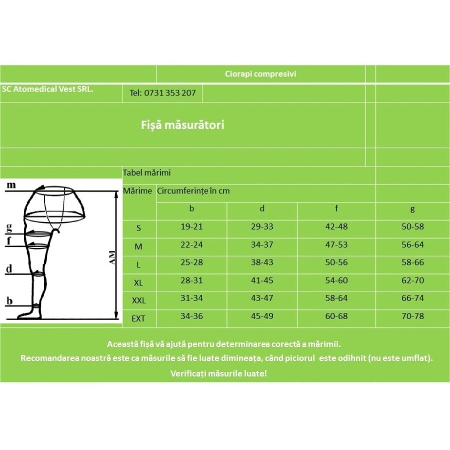 Ciorapi Compresivi Medicinali Elastofit Am Tip Pantalon 15 21mmhg Bej