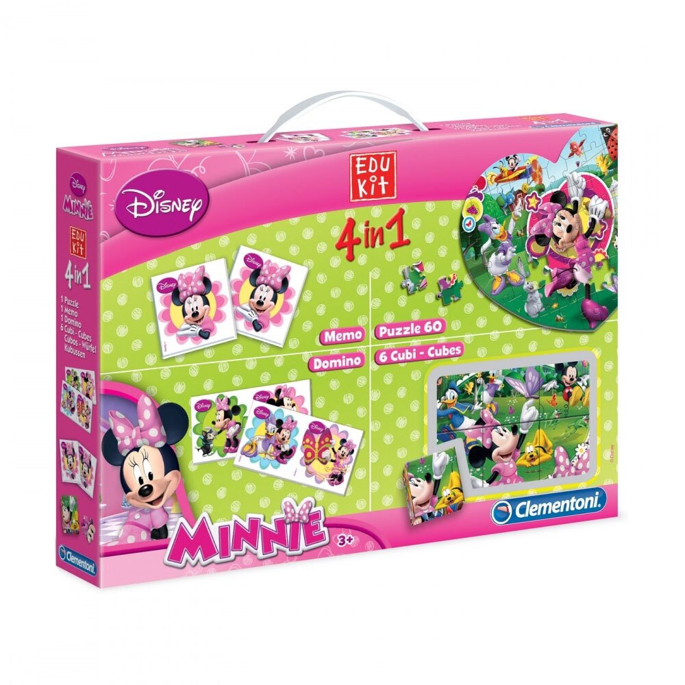 Set Educativ Clementoni Edukit 4 In 1 Disney Minnie Mouse Emagro