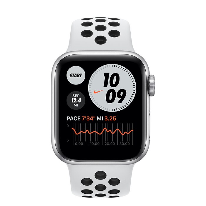 Apple Watch Nike Series 6 Gps Cellular 40 Mm Es Ezüst Alumínium Tok