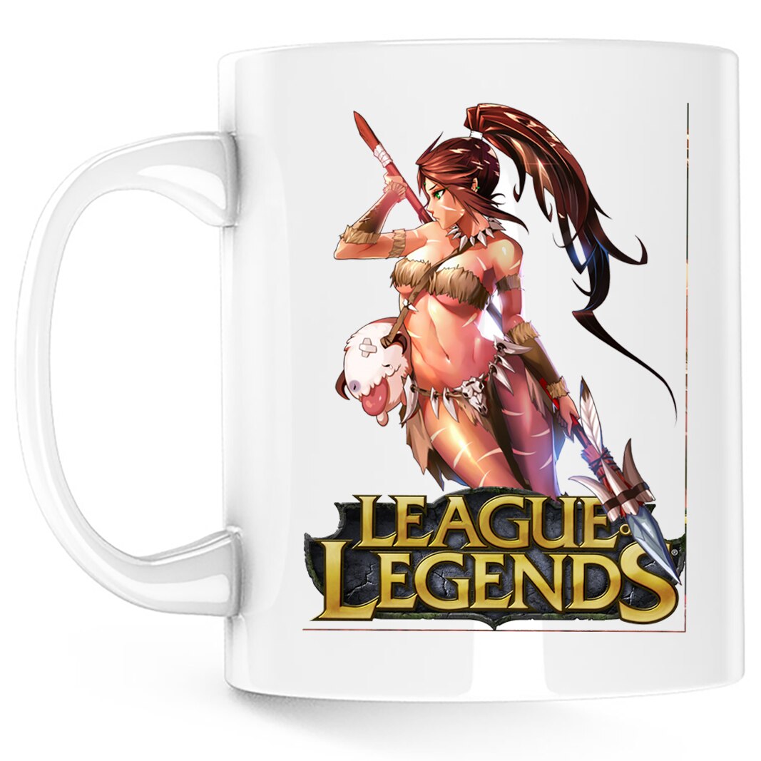 Чаша League Of Legends Lol Nidalee Video Game Бял 330 мл Emagbg