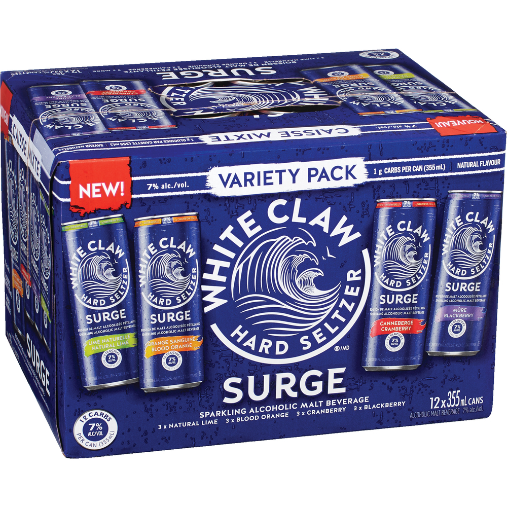 Surge Variety Hard Seltzer