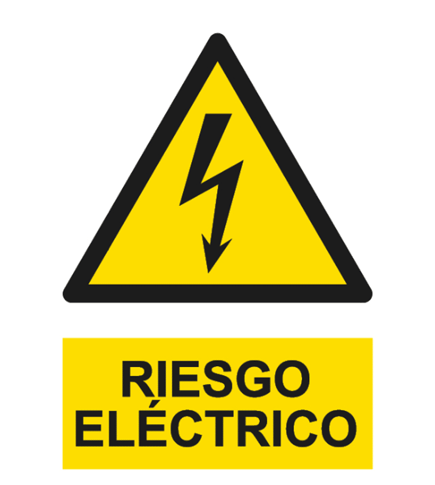 Señal Cartel De Riesgo Eléctrico Seguridad Ríos Y Ortiz Sl