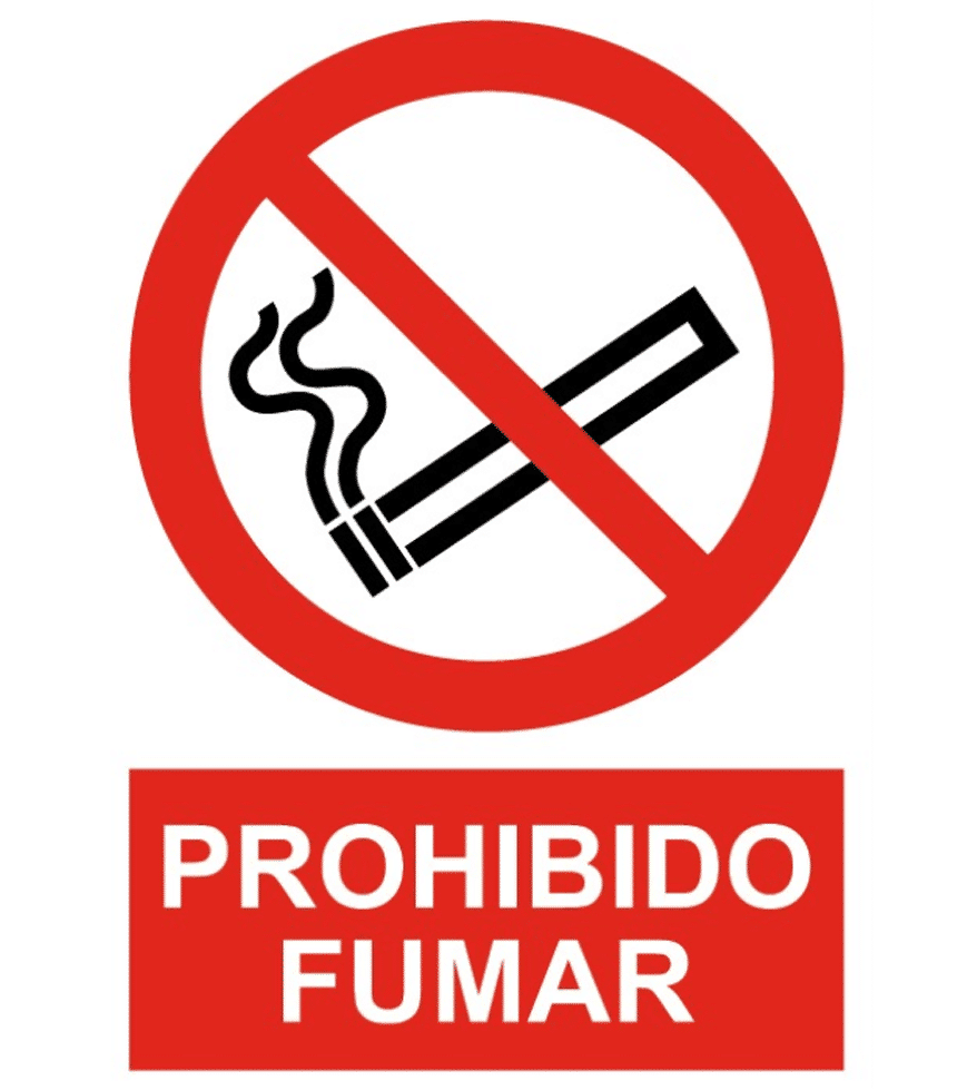 Señal Cartel De Prohibido Fumar Seguridad Ríos Y Ortiz Sl