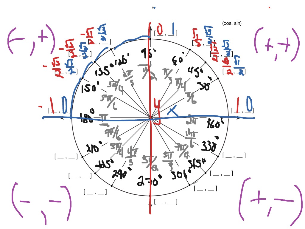 Completing The Unit Circle From Scratch Showme