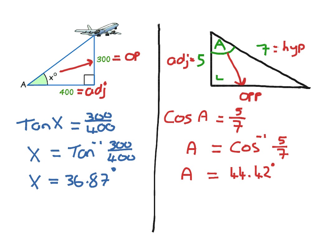 Shoving Right Angled Triangles Part 2 Math Trigonometry Trig