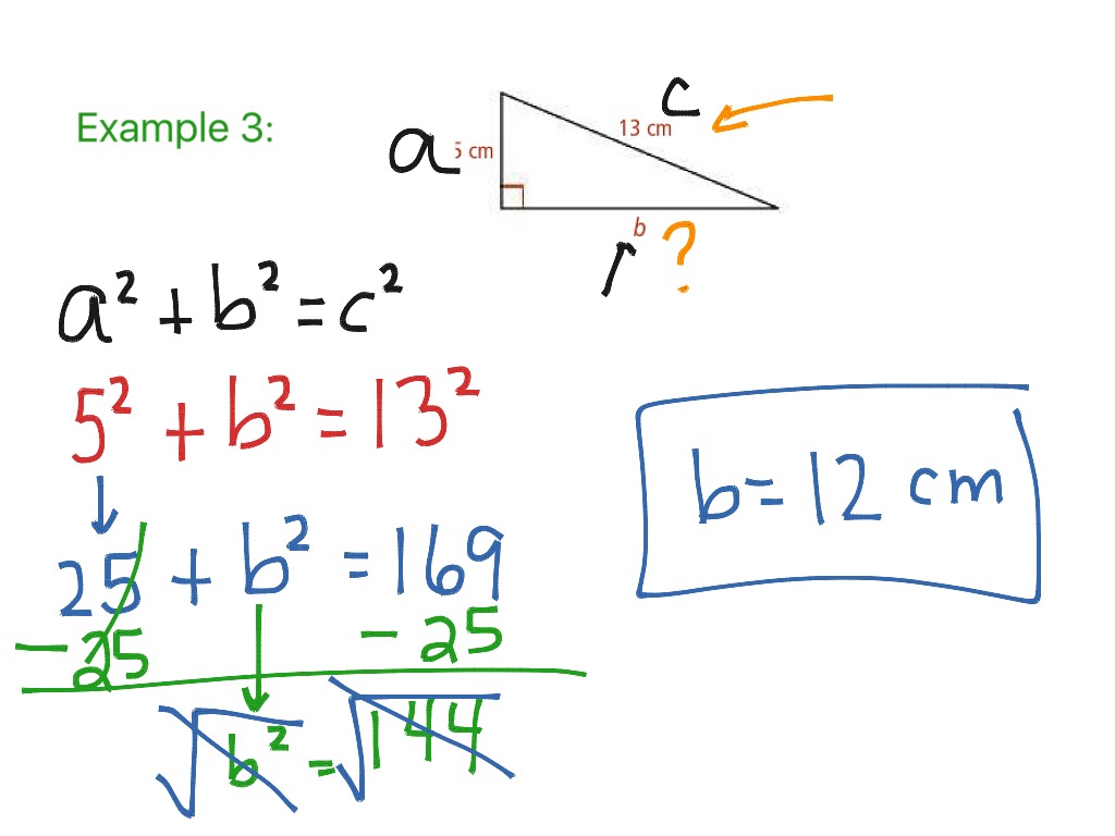 10 1 The Pythagorean Theorem Math Algebra Showme