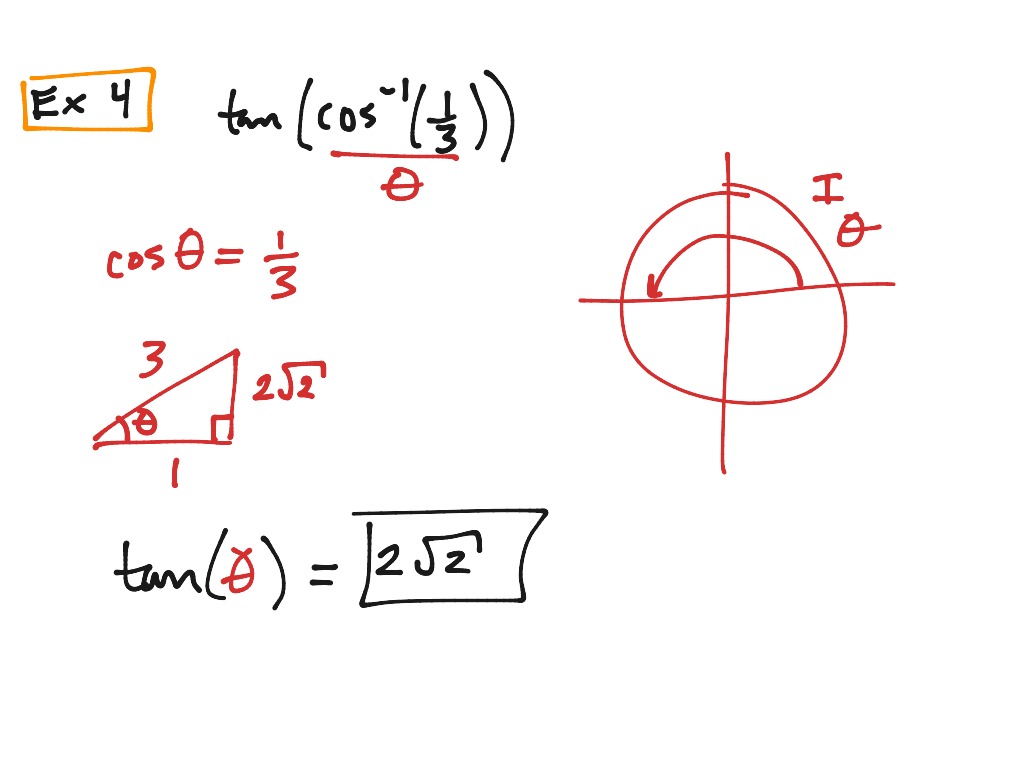 Finding Exact Values Of Inverse Trig Function Compositions Showme