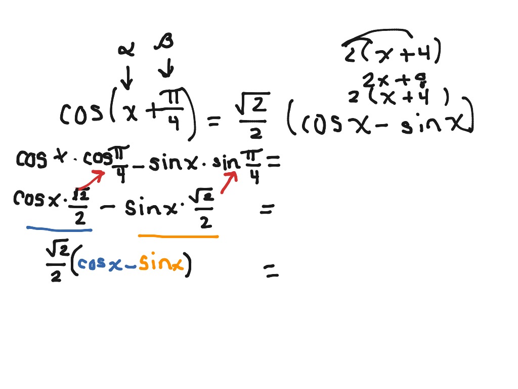 Trig Proof 2 Math Trigonometry Showme