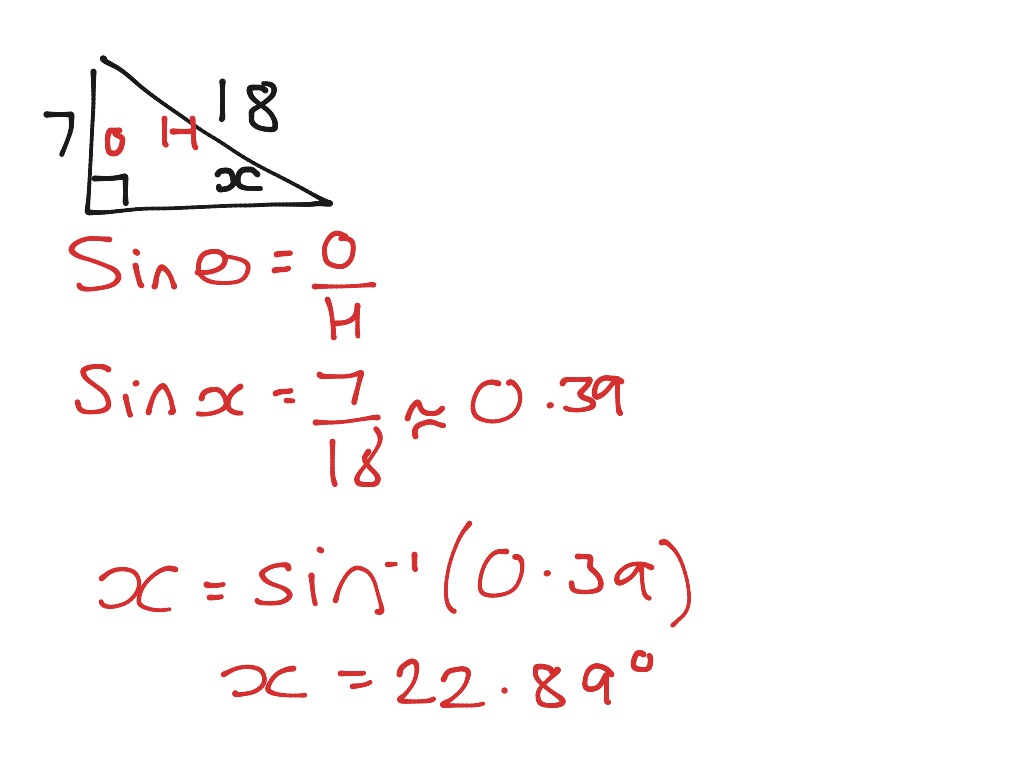 Basic Trigonometry Type 3 Math Trigonometry Trig Triangles Right