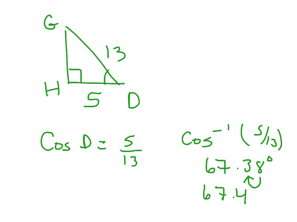 14 3 Right Triangles And Trigonometric Ratios Math Trigonometry