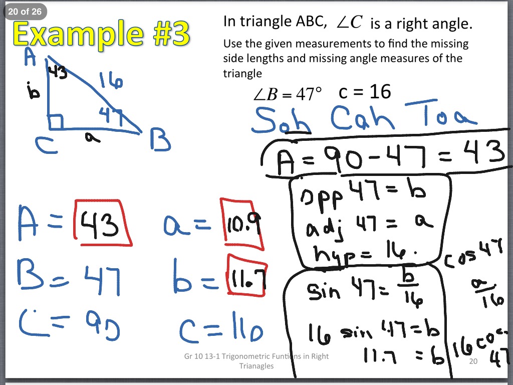 12 1 B Inverse Trig Ratios Math Inverse Trigonometric Functions Showme