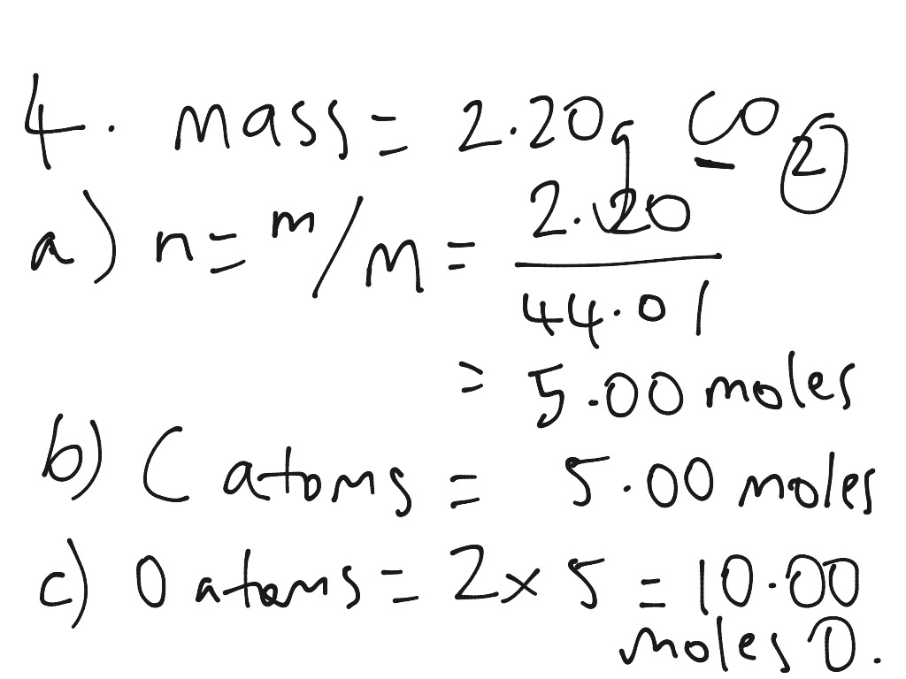 Mass To Moles Science Chemistry Stoichiometry Showme