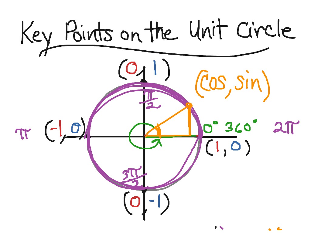 Key Points On Unit Circle Showme