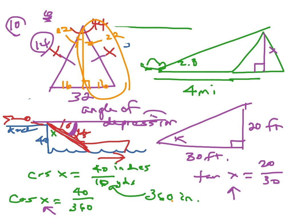 Practice Quiz Pictures Math Trigonometry Trig Triangles Showme