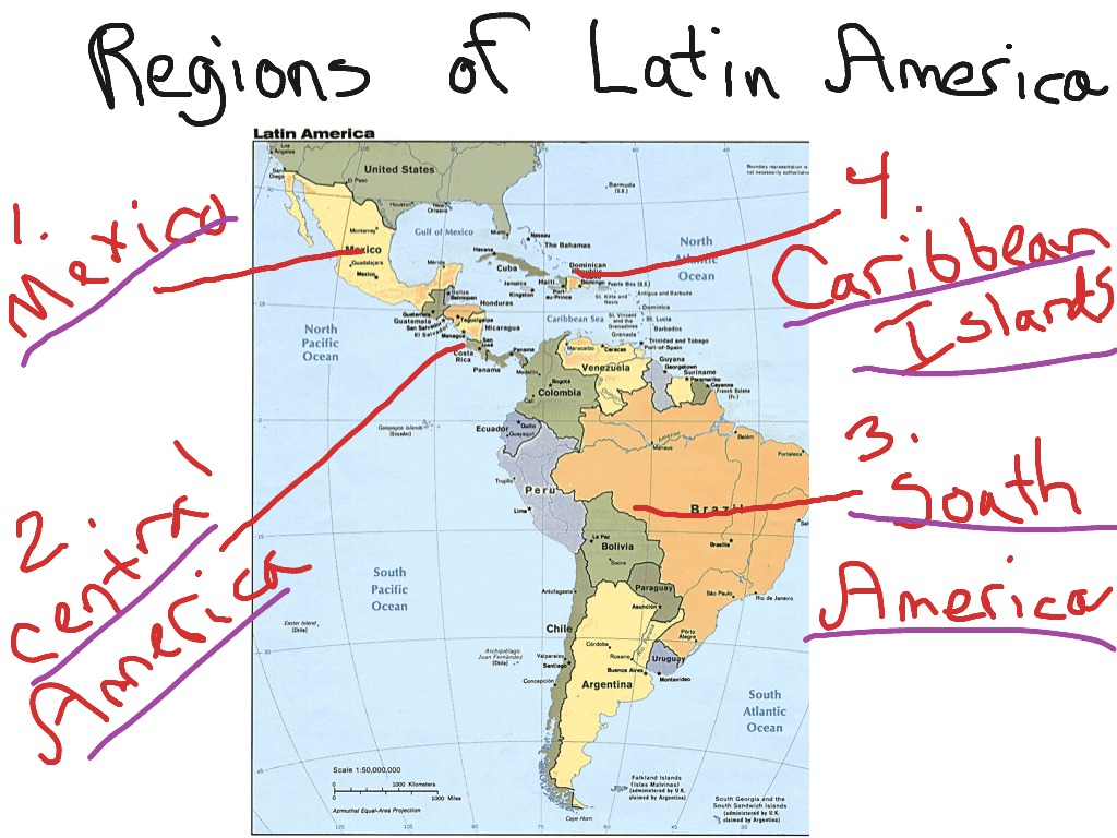 Regions Of Latin America Geography Showme