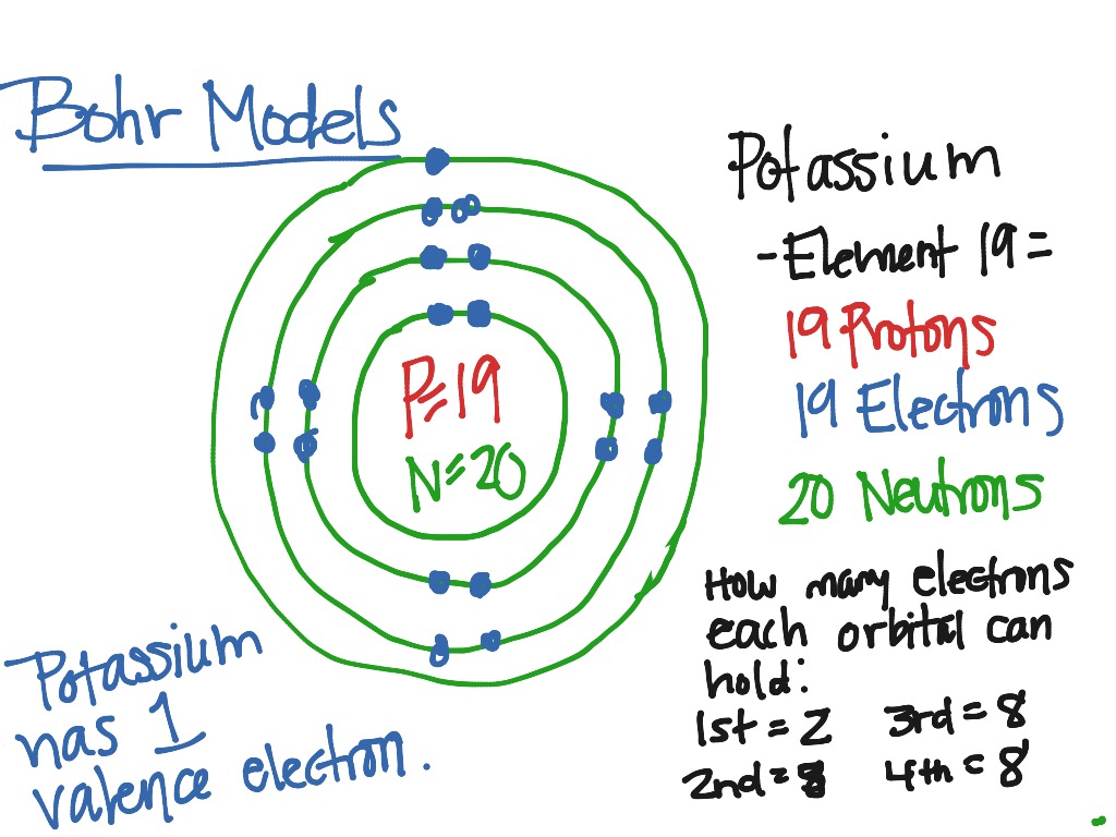 Bohr Diagram For Potassium