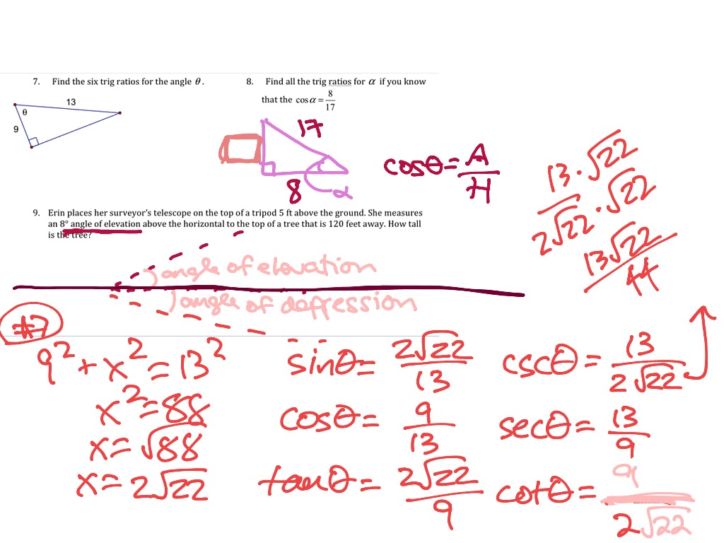 Trigonometric Functions Of Acute Angles Math Is Fun