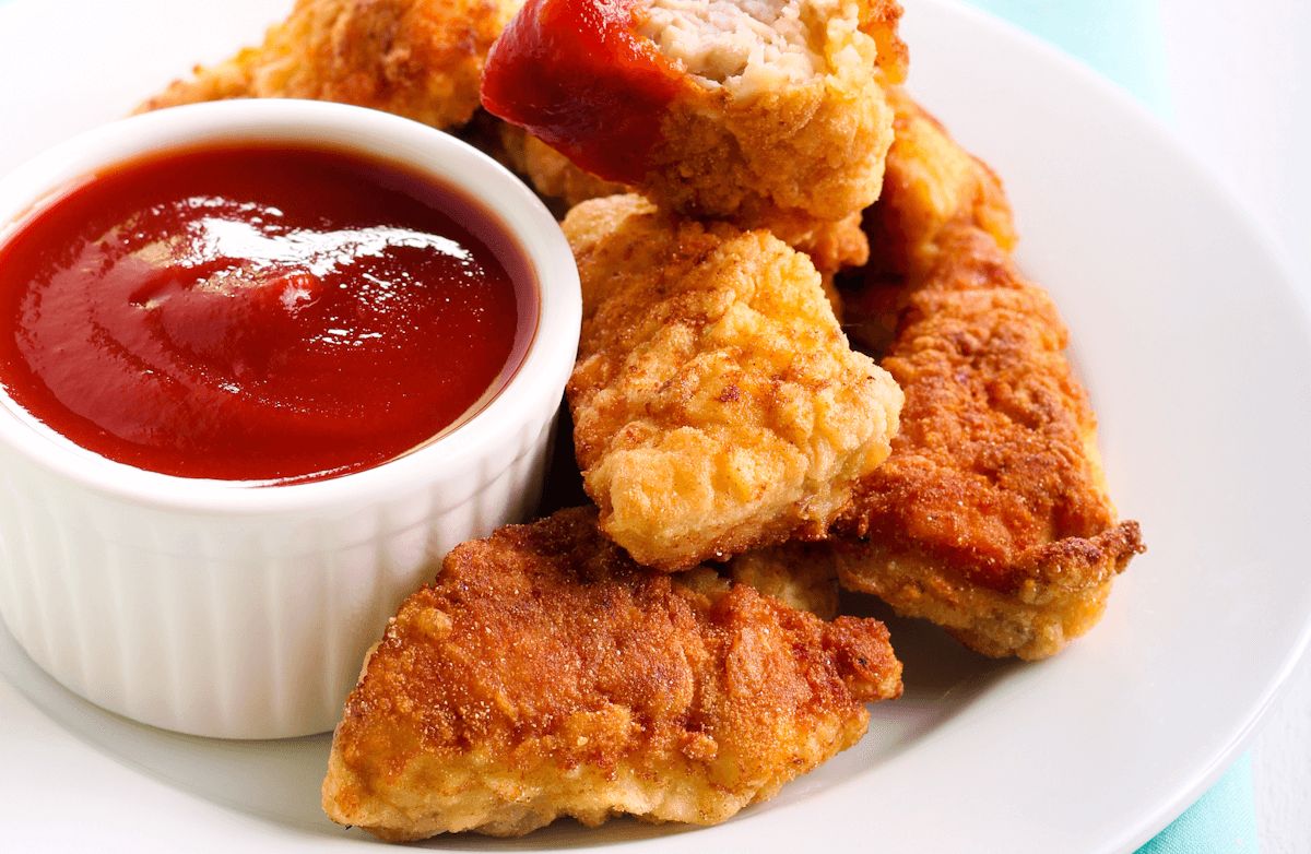 Crispy Baked Chicken Nuggets Recipe Sparkrecipes