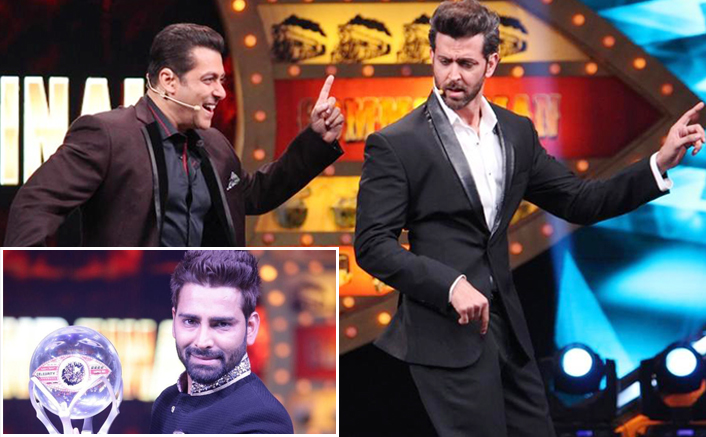 Bigg Boss 10 Finale Salman And Hrithik Shake Legs Manveer Gurjar Named