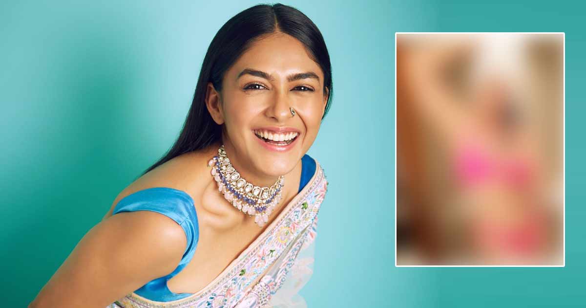 Mrunal Thakur Dons A Barely There Hot Pink Bikini Getting Trolled For