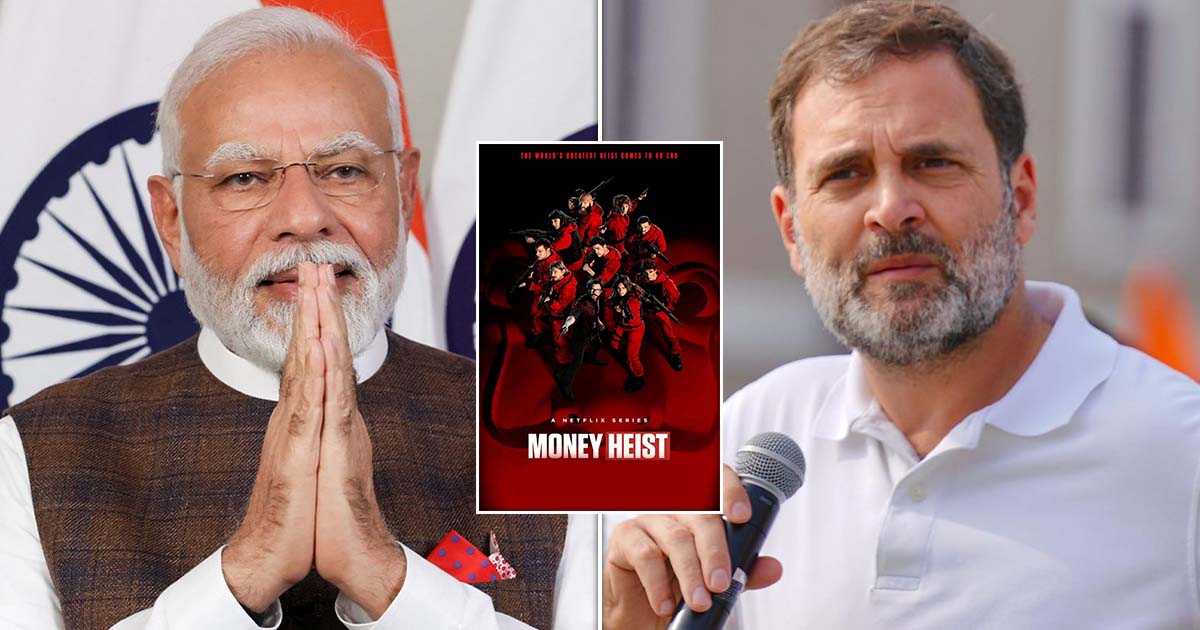 In Pm Modis Money Heist Dig At Congress Over It Raids Rahul Gandhi