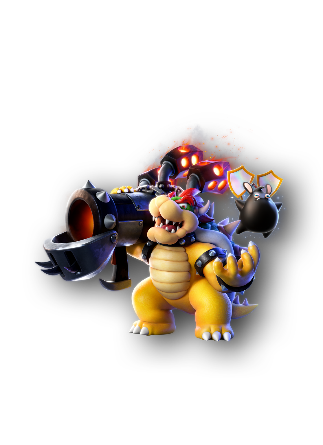 Filemario N Rabbids Bowser Jr Artwork Png Super Mario