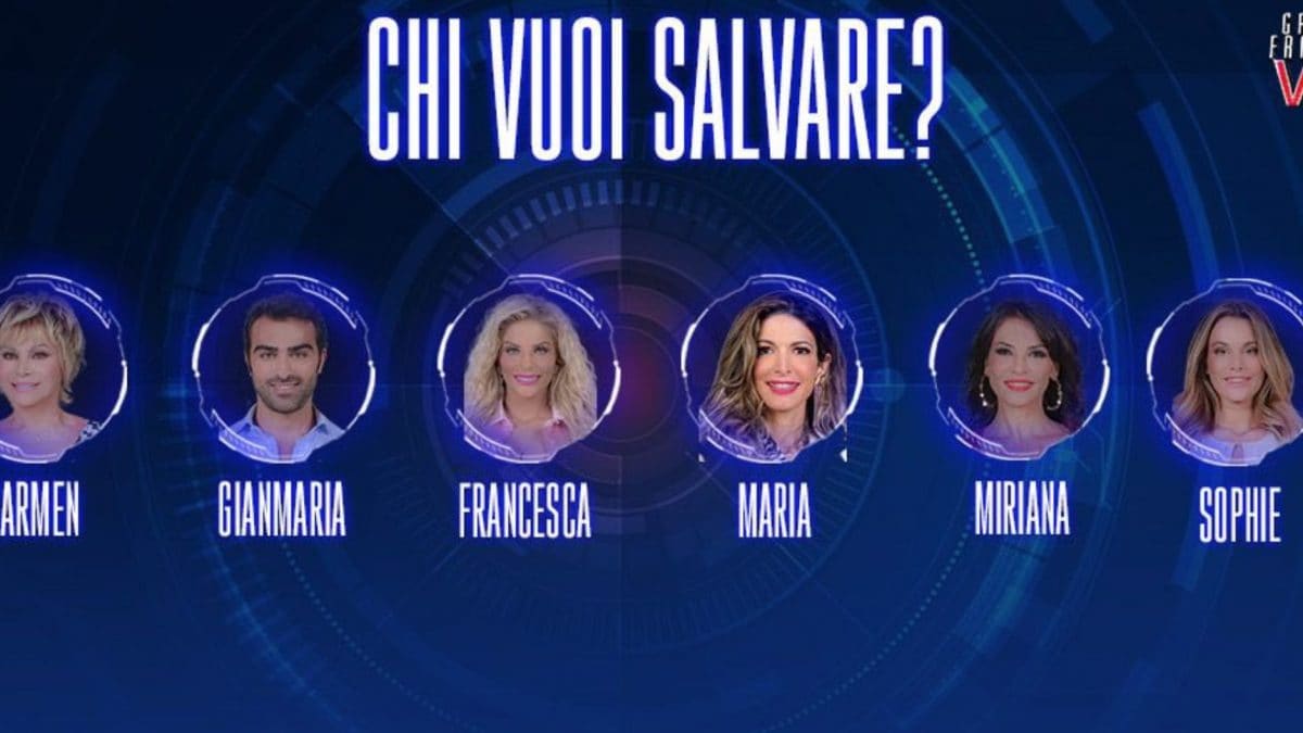 Grande Fratello Vip 2021 Sei Concorrenti In Nomination