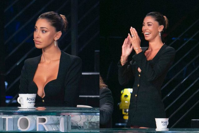 Belén Rodriguez In Nero Per La Puntata 5 Di Tu Sì Que Vales Osa Con Il