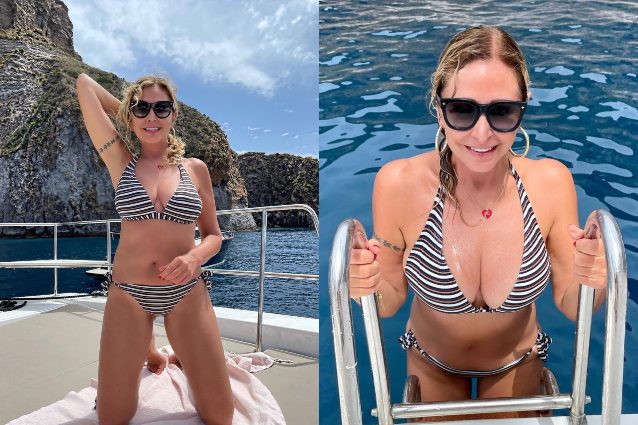 Marina Di Guardo In Vacanza La Mamma Di Chiara Ferragni In Bikini A 59
