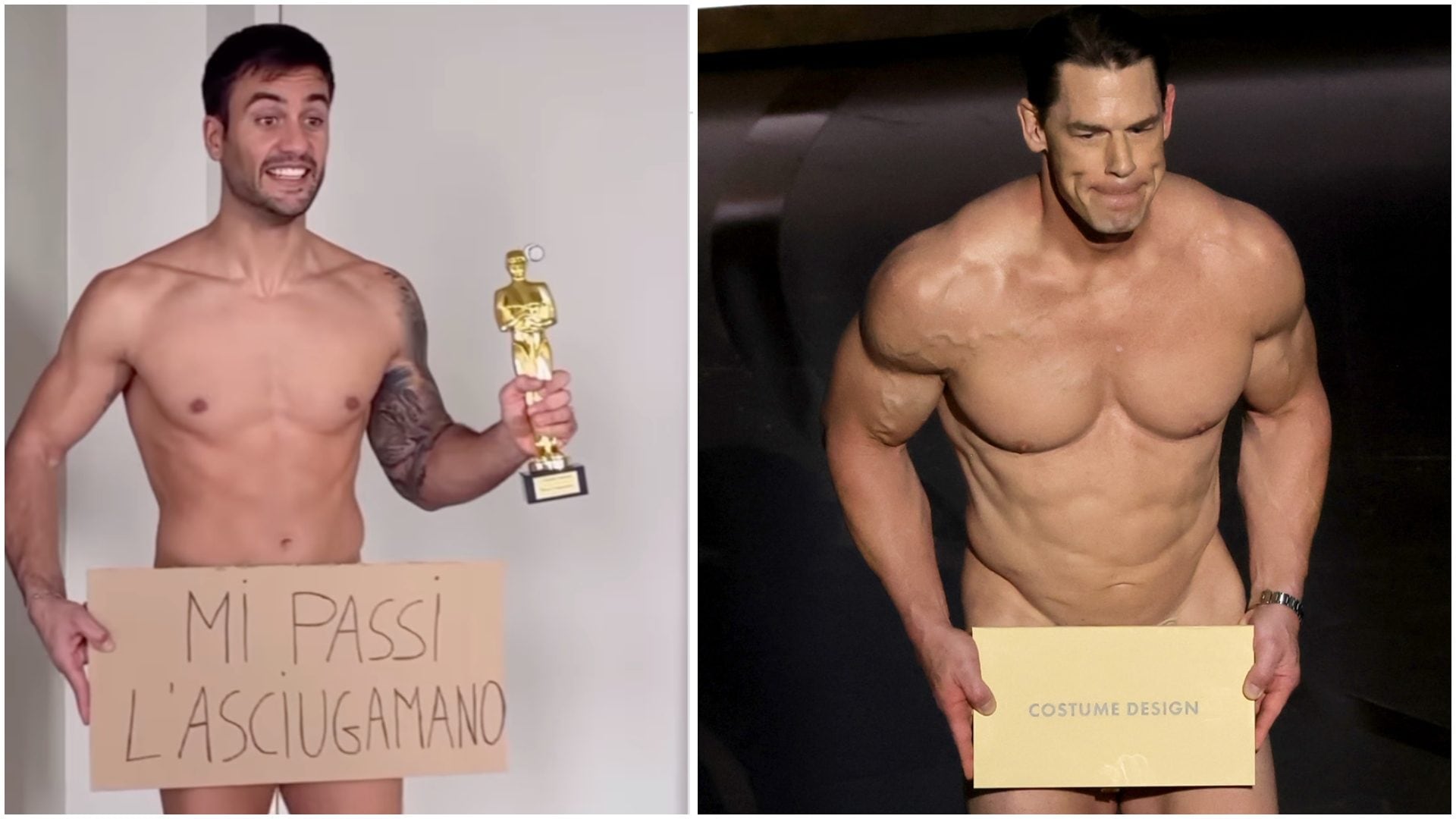 Pierpaolo Pretelli Come John Cena Agli Oscar 2024 Il Video Nudo