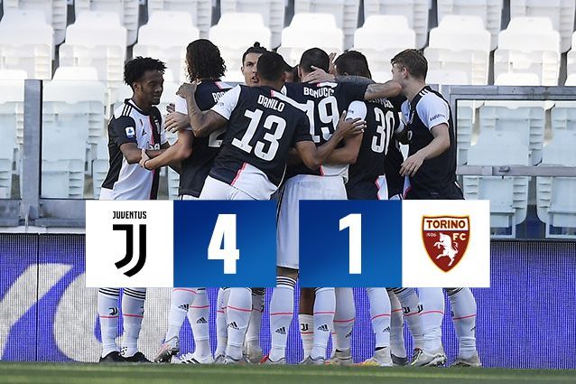 Juventus Torino 4 1 Goleada Bianconera Dybala E Ronaldo Ancora A Segno