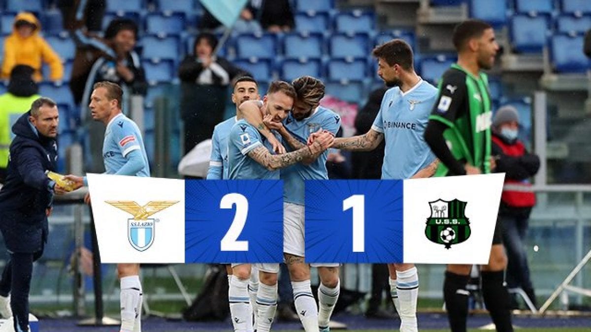 La Lazio Rialza La Testa Dopo Il Ko Nel Derby Sassuolo Battuto 2 1 All