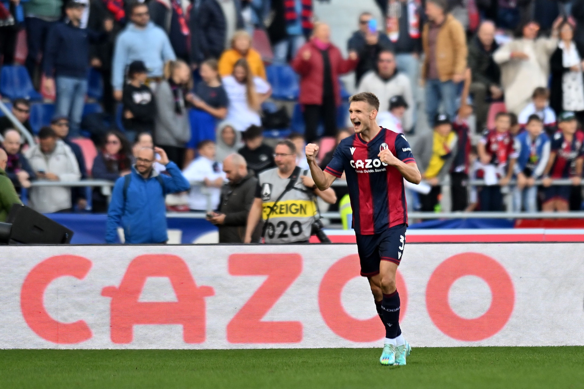 Bologna Sassuolo 3 0 Risultato Finale Gol Aebischer Arnautovic E