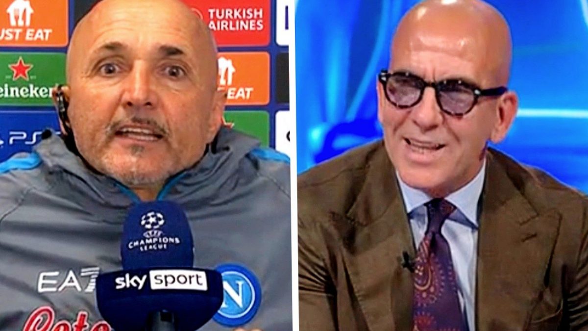 Spalletti Litiga Con Di Canio Sullarbitro Di Milan Napoli Cosa