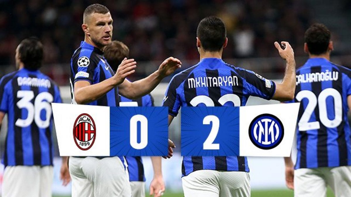 Inter Indiavolata Lezione Al Milan Nelleuroderby Di Champions