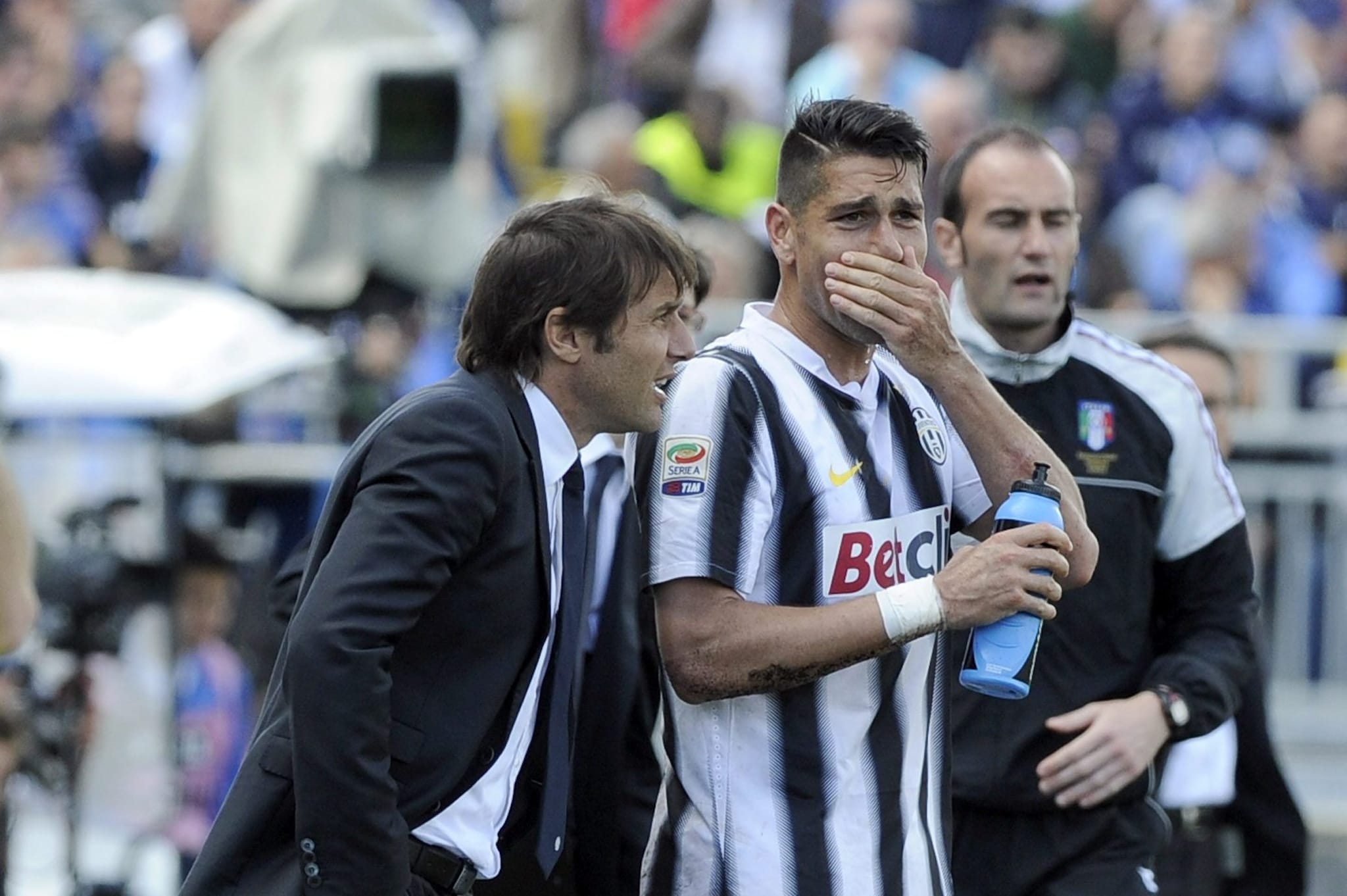 Borriello Ricorda Il Metodo Conte Alla Juve Vomitavo Quagliarella