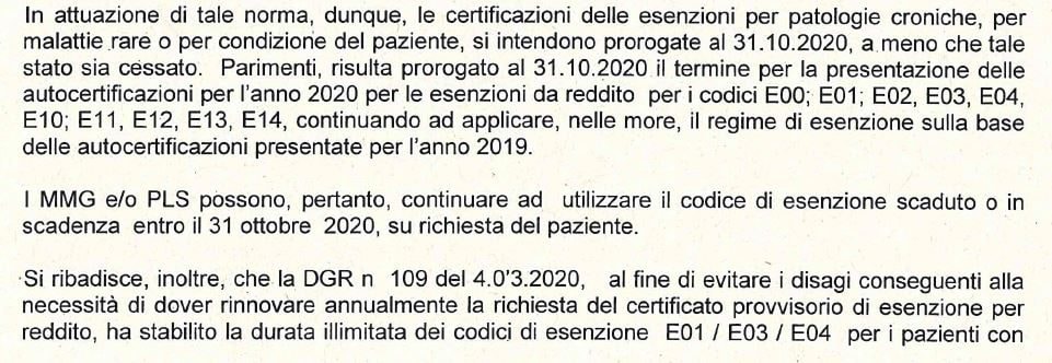 Campania Le Esenzioni Dei Ticket Sanitari Prorogate Al 31 Ottobre