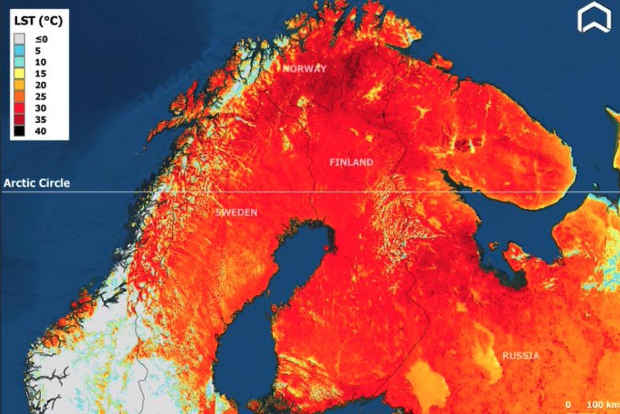 Ondata Di Caldo Record Travolge Il Nord Europa In Lapponia Temperature