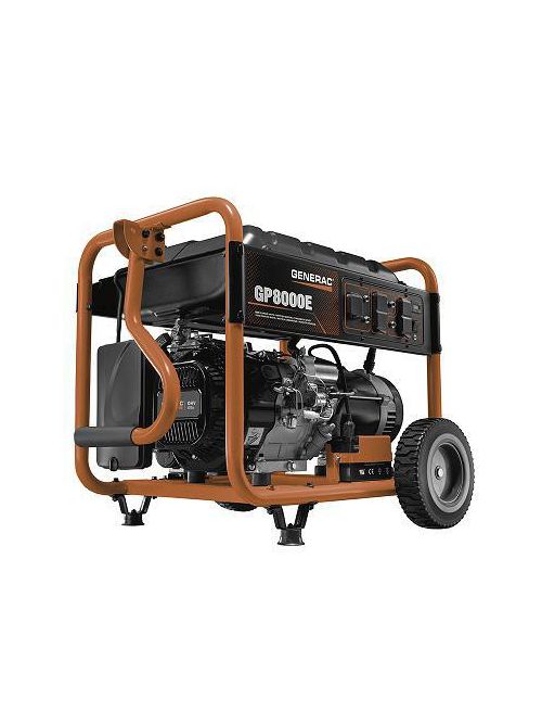 Generac 6954 Gp8000e 8000 Watts Electric Start Portable Generator