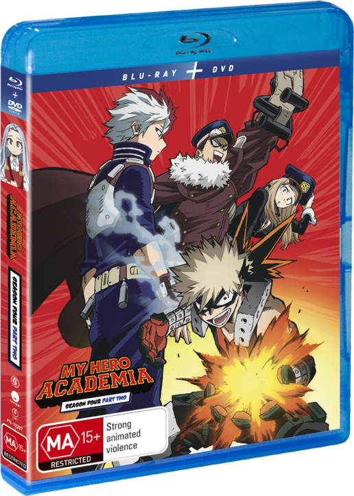 My Hero Academia Season 4 Part 2 Dvd Blu Ray Combo Blu Ray