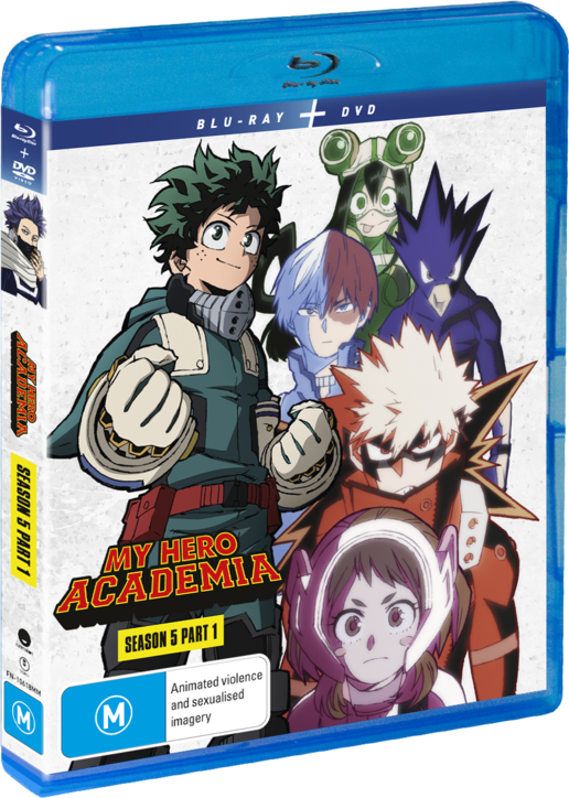 My Hero Academia Season 5 Part 1 Dvd Blu Ray Combo Blu Ray Madman